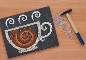 Coffee String Art - Let's Craft