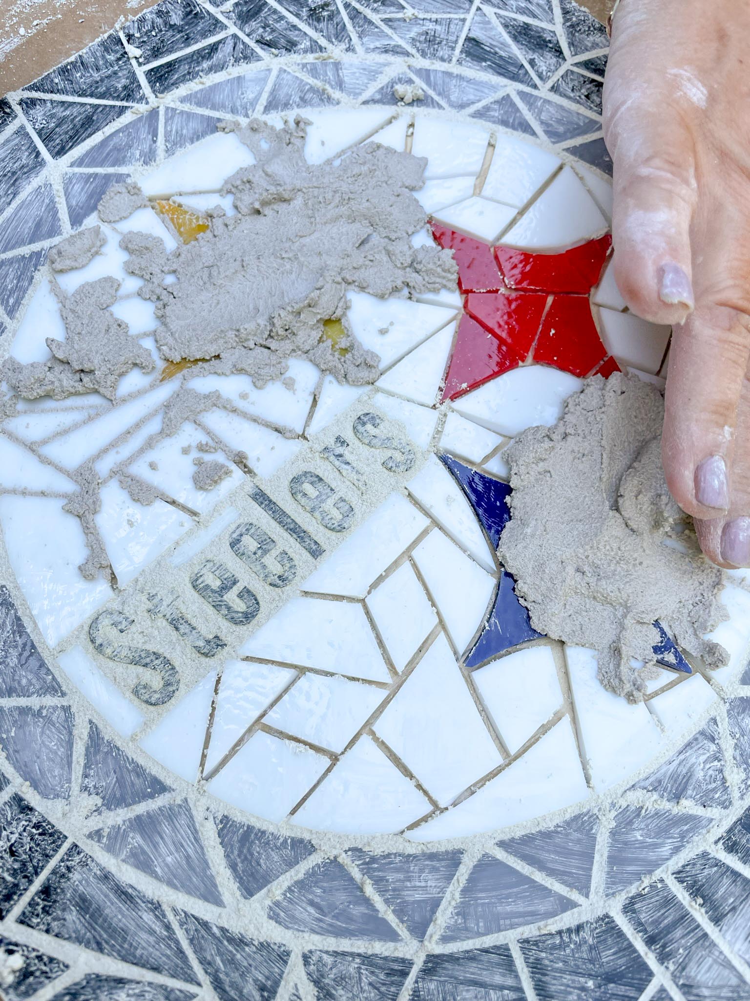 Pittsburgh Steelers Stained Glass Mosaic - Let's Craft