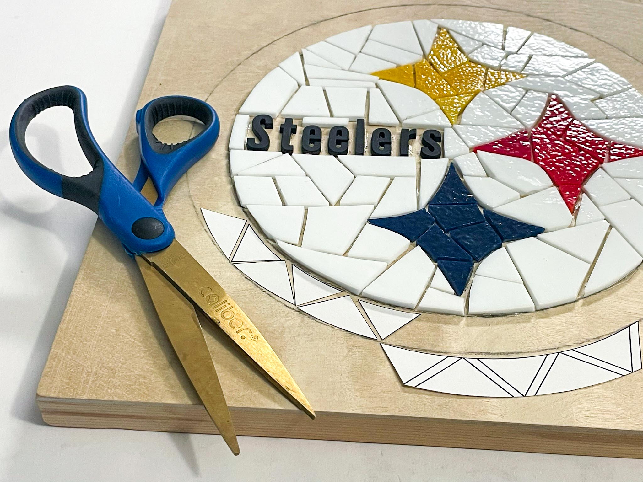 Pittsburgh Steelers Stained Glass Mosaic - Let's Craft