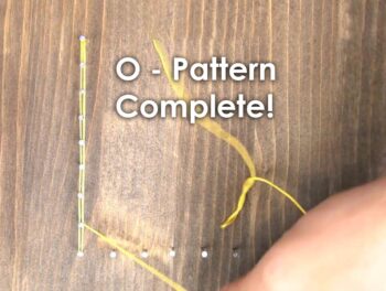 How To Create The X and O Pattern In String Art - Let's Craft
