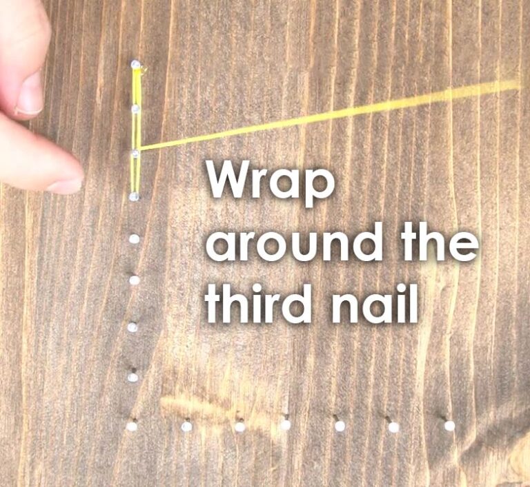 How To Create The X and O Pattern In String Art - Let's Craft